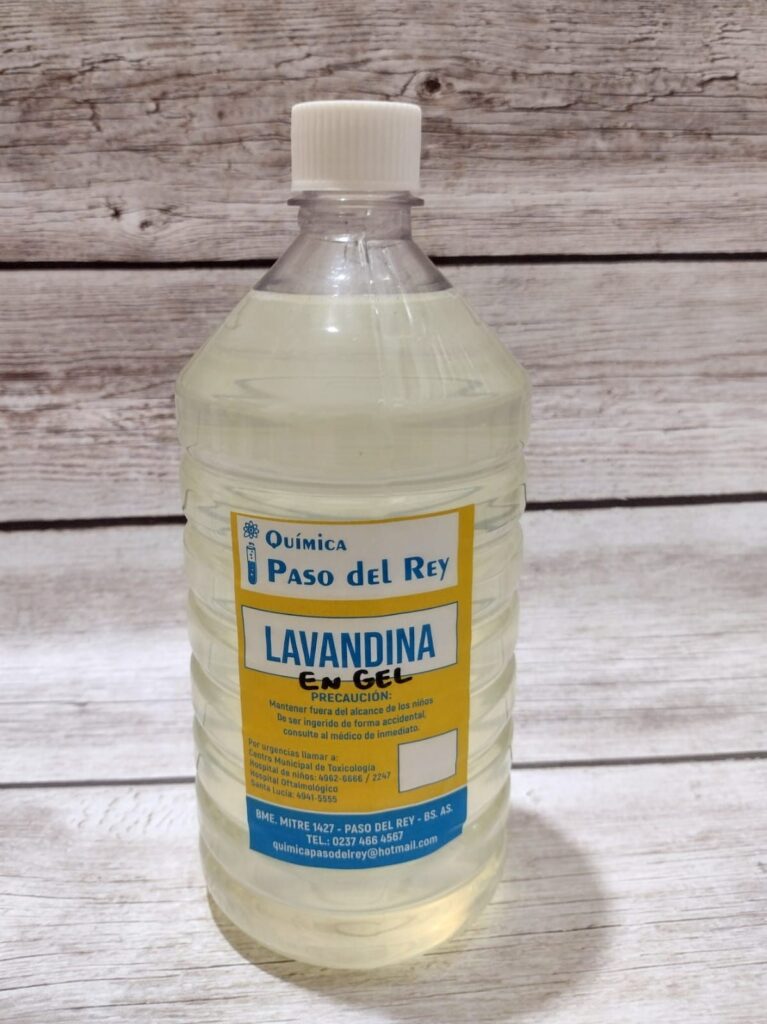 LAVANDINA EN GEL – Química Paso del Rey